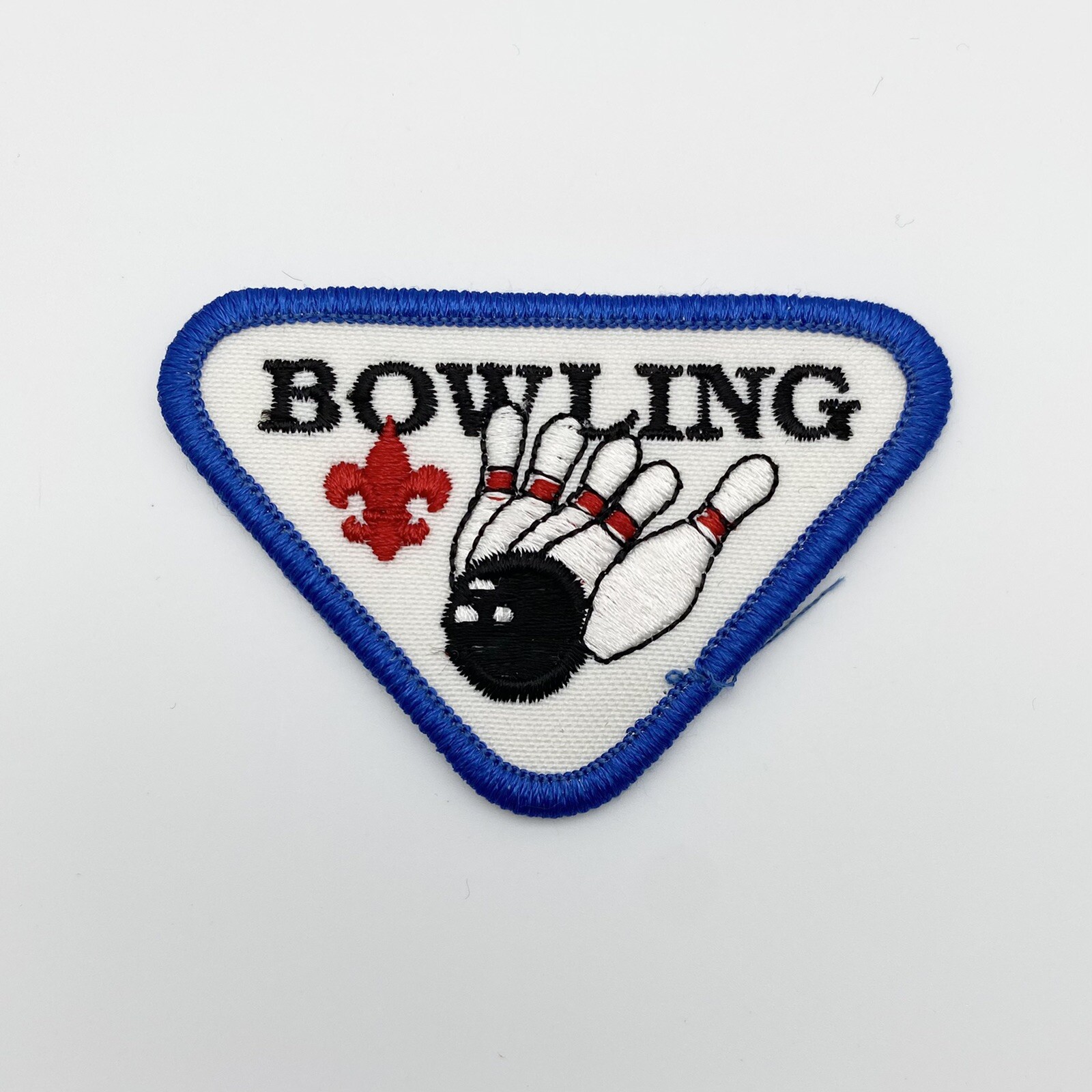 Vintage 1990s BSA Bowling Patch With Fleur De Lis Embroidered Sew On | eBay