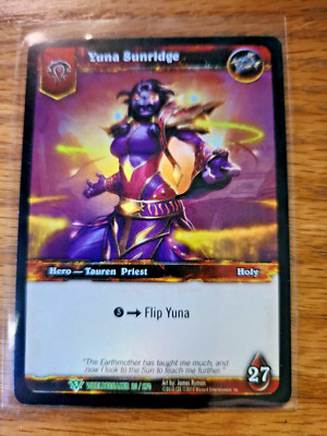 World of Warcraft TCG: Yuna Sunridge Foil Hero Card | eBay