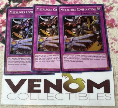 3x (M/NM) - Metalfoes Combination - MP17-EN112 - Super Rare - 1st ...