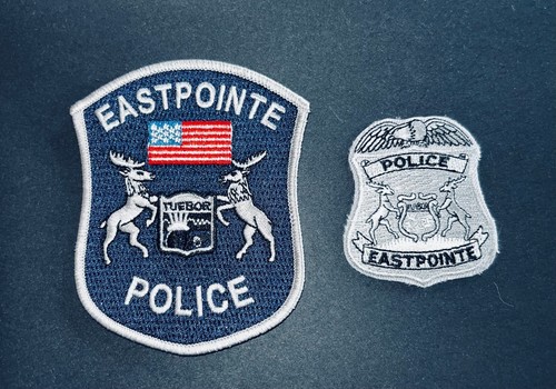 Eastpointe, MI Police patrol services uniform patch set | eBay