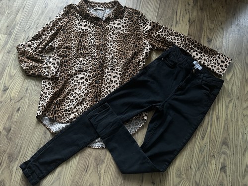 Dorothy Perkins / TU Bundle Leopard Print Shirt Shape & Lift Black ...