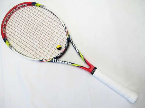 WILSON BLX STEAM 100 TENNIS RACQUET (4 1/4) JAPAN DEALER DEMO. NEW GRIP ...