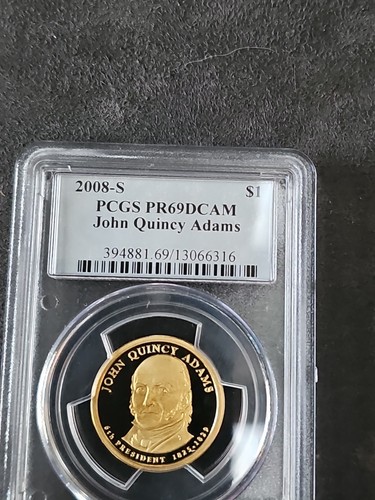 2008-S $1 PCGS PR6 John Quincy Adams Presidential Dollar | eBay