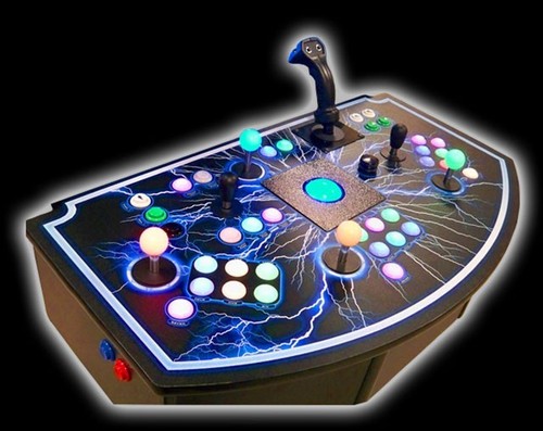 4 Player Custom Retro Video Arcade Control Panel MAME(tm) Buy w/Bitcoin ...