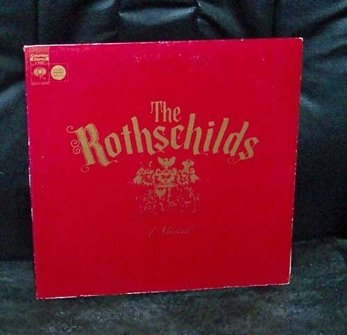 The Rothschilds...A Musical" Columbia Stereo. S30337 Original Cast LP ...