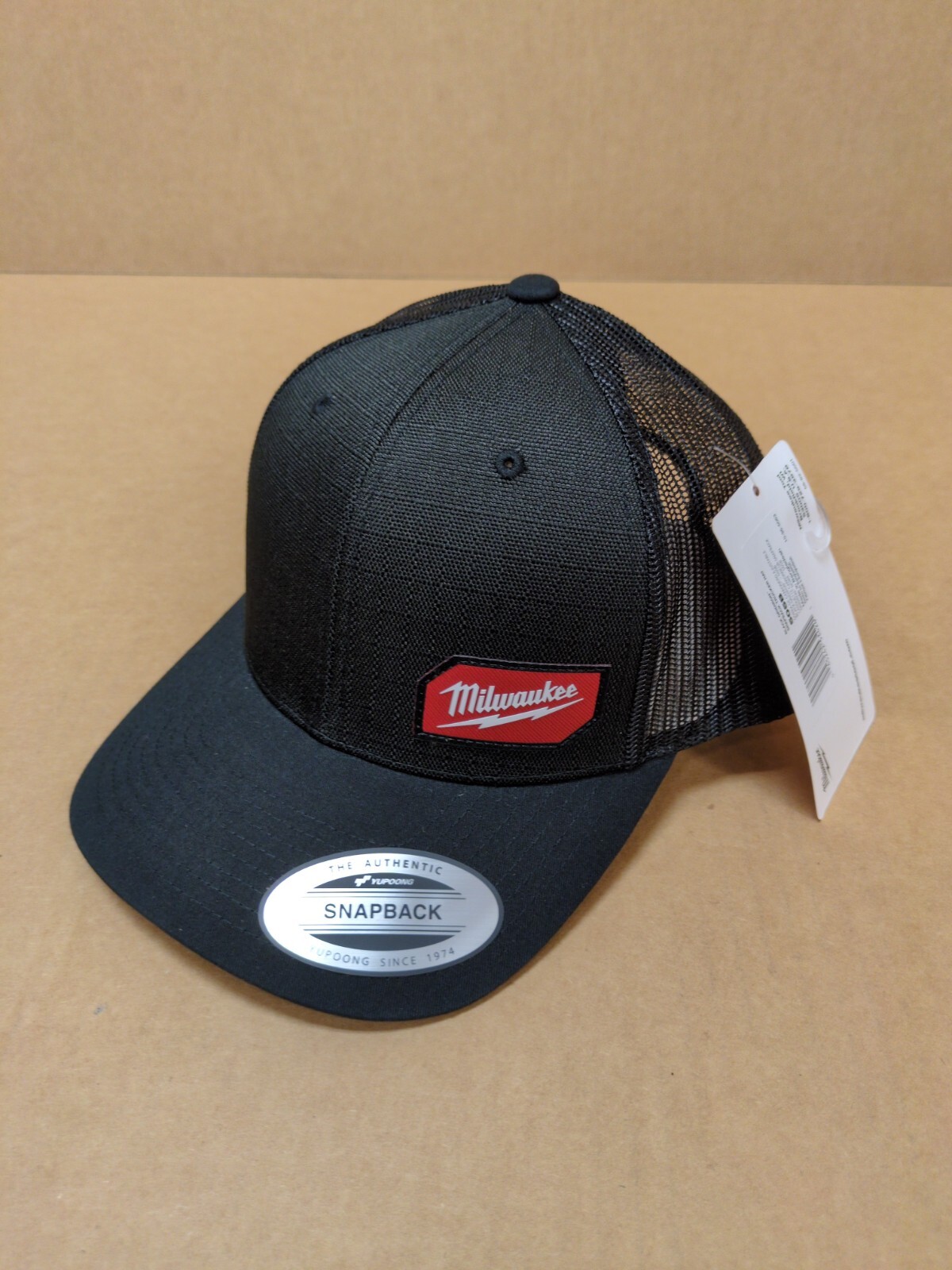 Milwaukee 505B Gridiron Snapback Trucker Hat - Black *NEW* 45242534241 ...