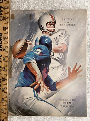1966 Wingfield Provine High School Jackson Mississippi Football Program ...