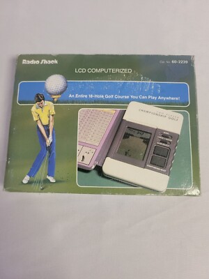 Vintage Radio Shack 1991 LCD Handheld Golf Game | eBay