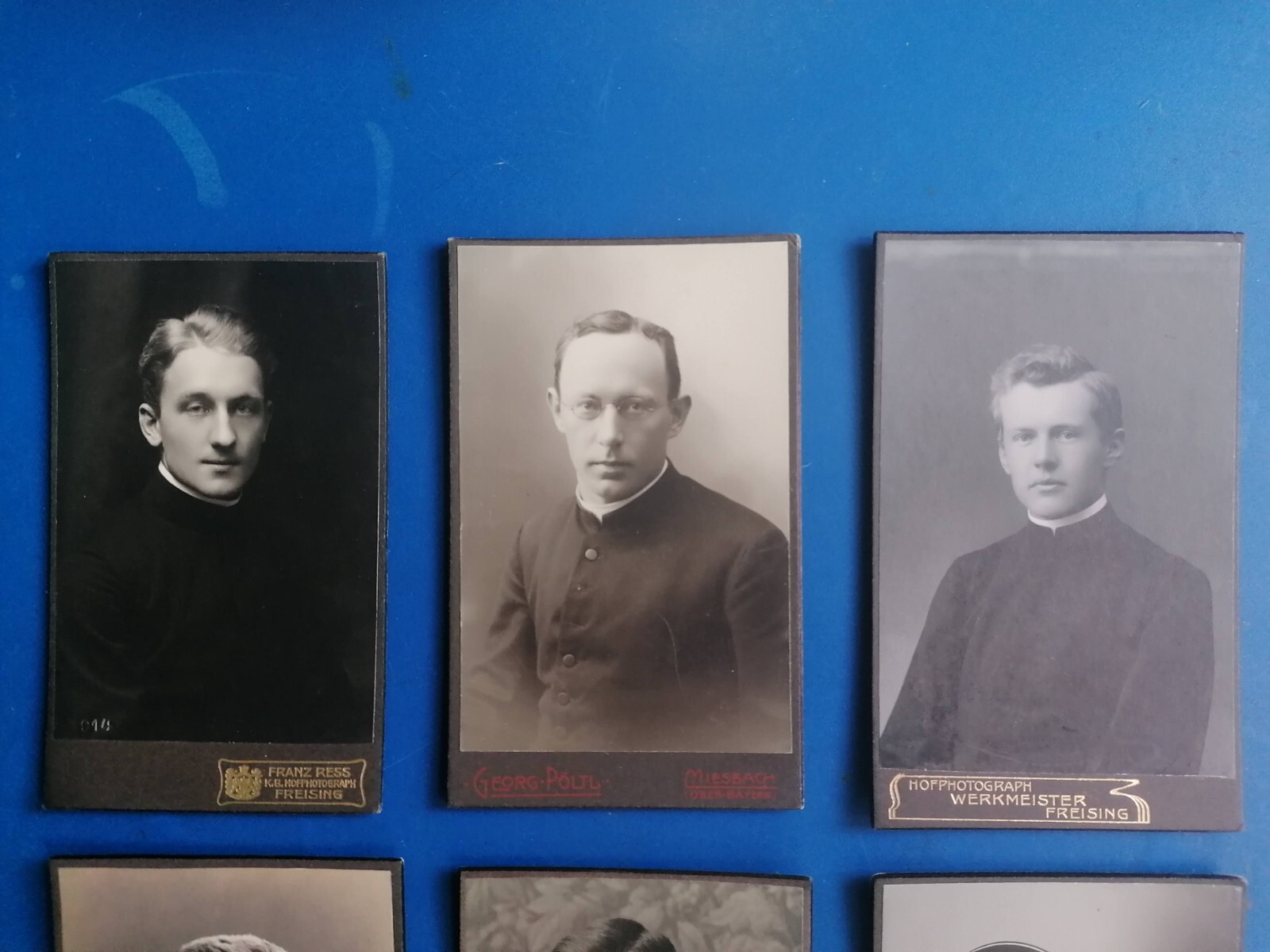WW1 time German Priest students cabinet photos Freising Munchen Bad ...