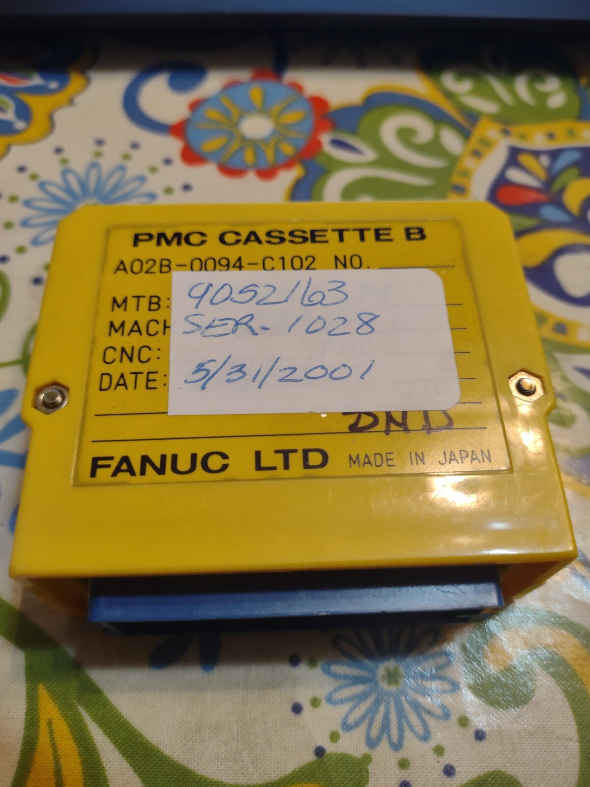 Fanuc PMC Cassette B Unit, A02B-0094-C102 | eBay