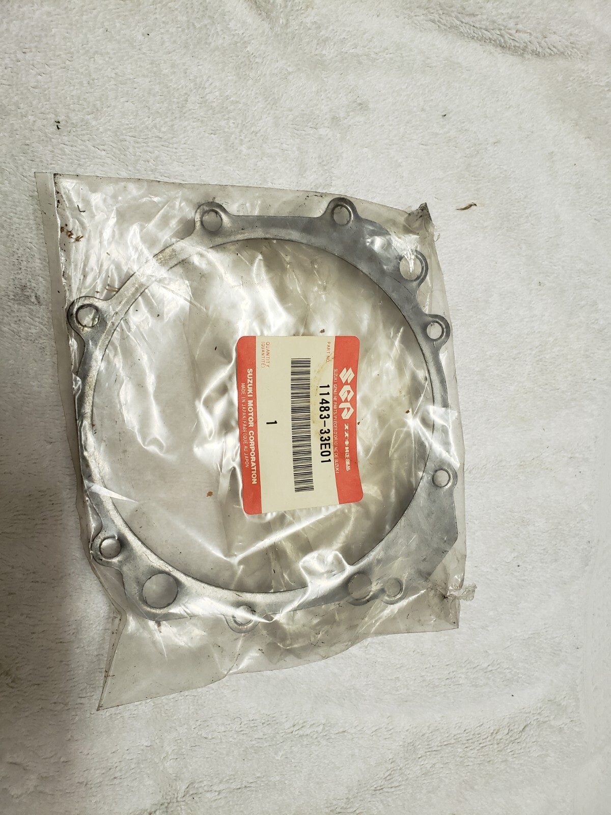 SUZUKI Genuine OEM LEFT CRANKCASE Cover Gasket 11483-33E01 GSXR600 ...