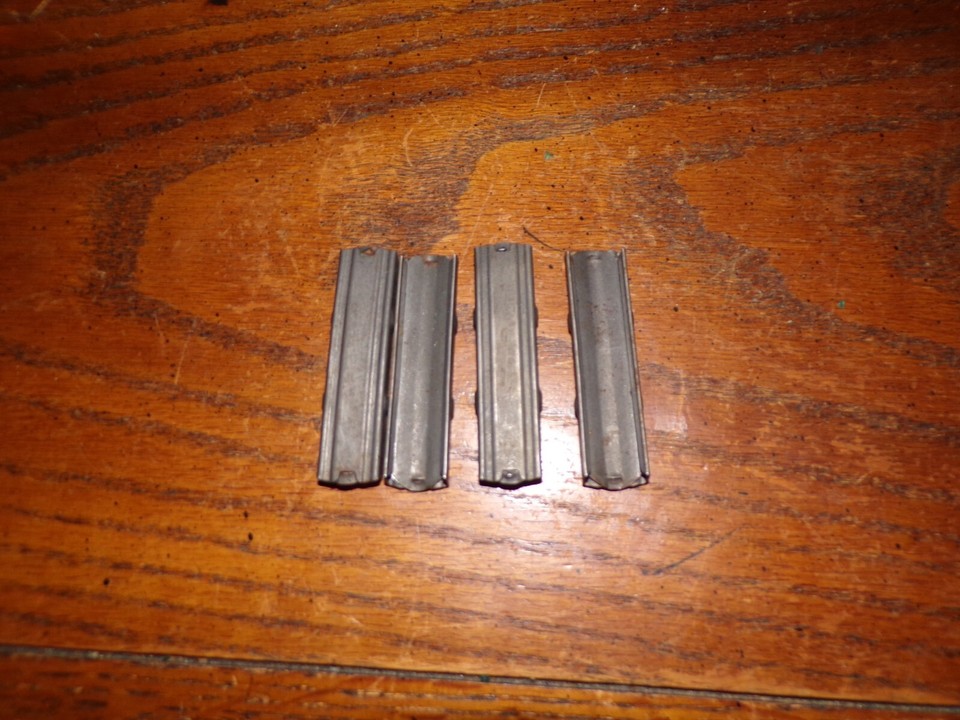 WW2 1903 1903A3 steel stripper clips lot of 4 no tabs training ...