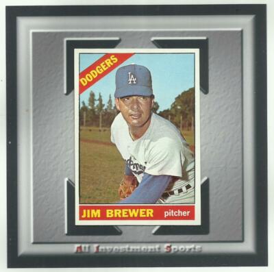 1966 Topps JIM BREWER #158 NM-MT **awesome baseball card** TD88 | eBay