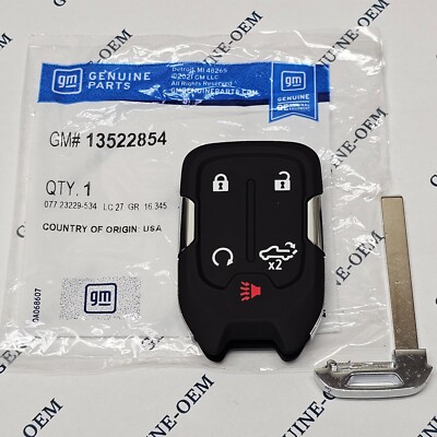 21-22 Chevrolet Silverado Keyless Remote Entry Key Fob Transmitter ...