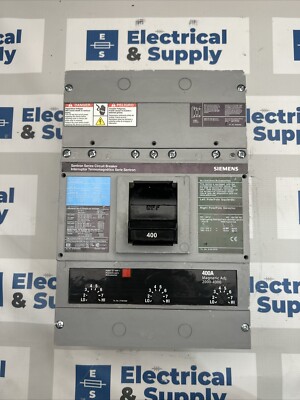 JXD63B400 Siemens 400 AMP CIRCUIT BREAKER 600V 3 POLE JXD63B400 | eBay