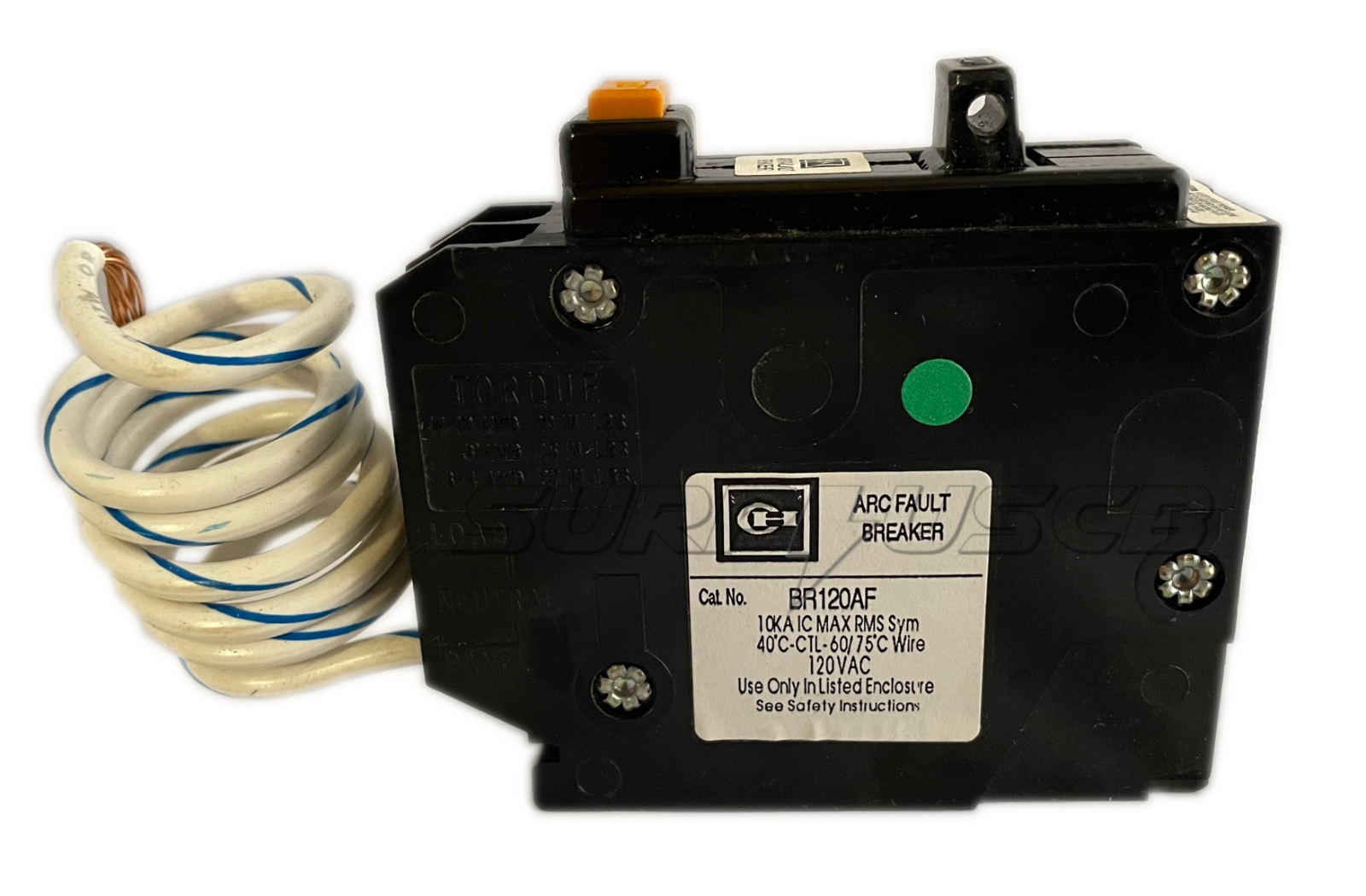 Eaton 20 Amp Single Pole Arc Fault Fireguard Circuit Breaker (BR120AF ...