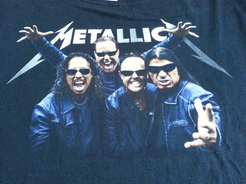 VTG Y2K Anvil Metallica World Magnetic Tour 2009 Band Music Graphic T ...