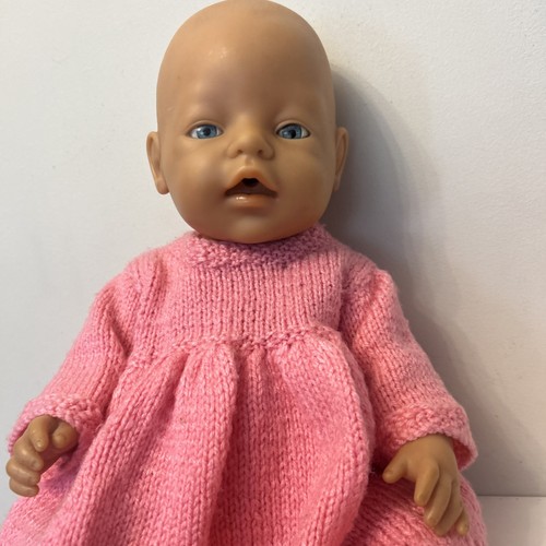 Vintage Max Zapf Creation Baby Born Doll 18” Made In Germany Knitted ...