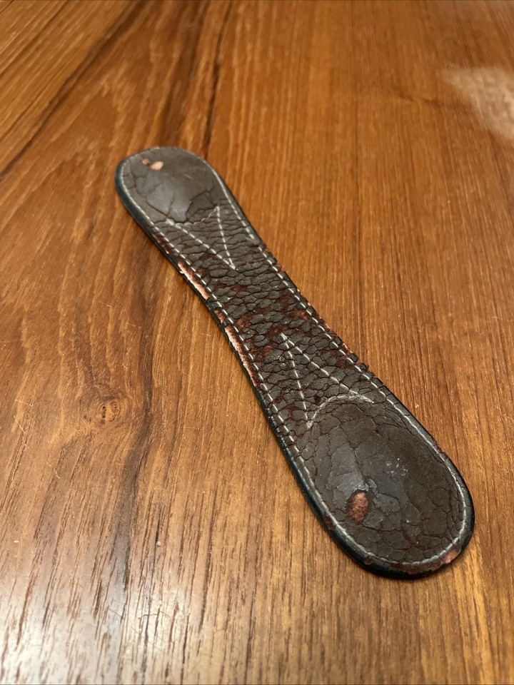 Vintage 8” POLICE Leather Leaded Blackjack COP Slap Jack Sap Law ...