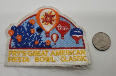 FRY'S Great American FIESTA BOWL BALLOON CLASSIC EMBROIDERY PATCH ...