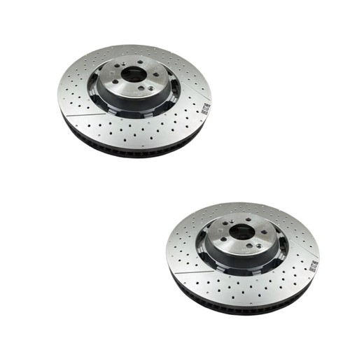 Mercedes-Benz Genuine AMG 63 Brake Discs Pair Compound Front Fits GLC ...