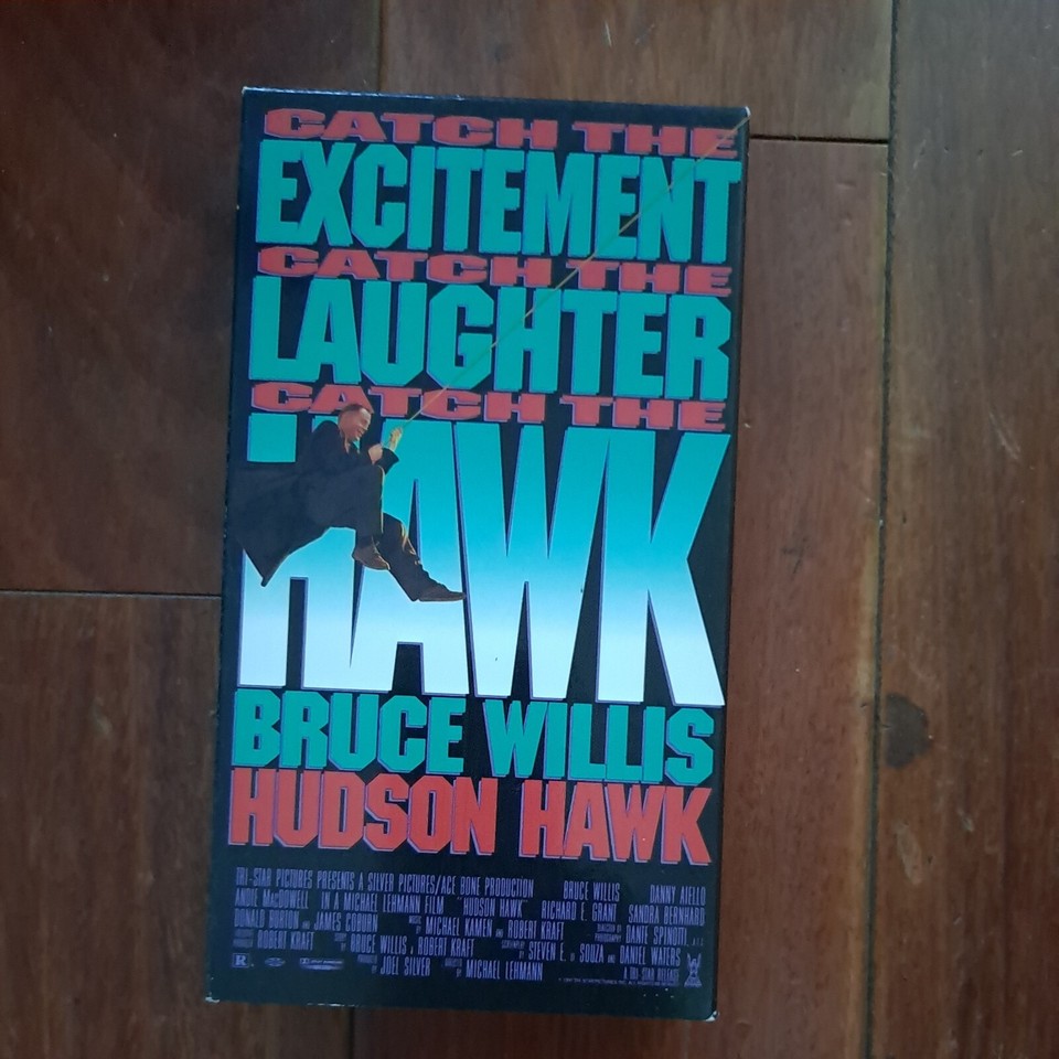Hudson Hawk VHS Bruce Willis, Danny Aiello, Andie MacDowell, Sandra ...