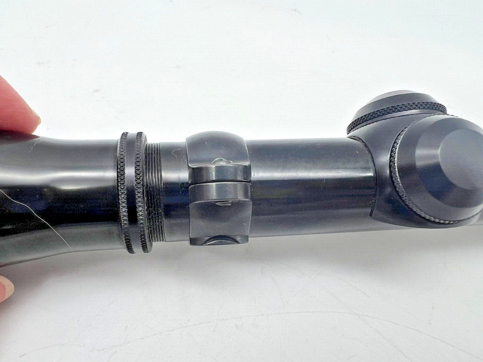 Vintage REDFIELD WIDE VIEW 4X Rifle Scope w/ rings Duplex Crosshair 1 ...