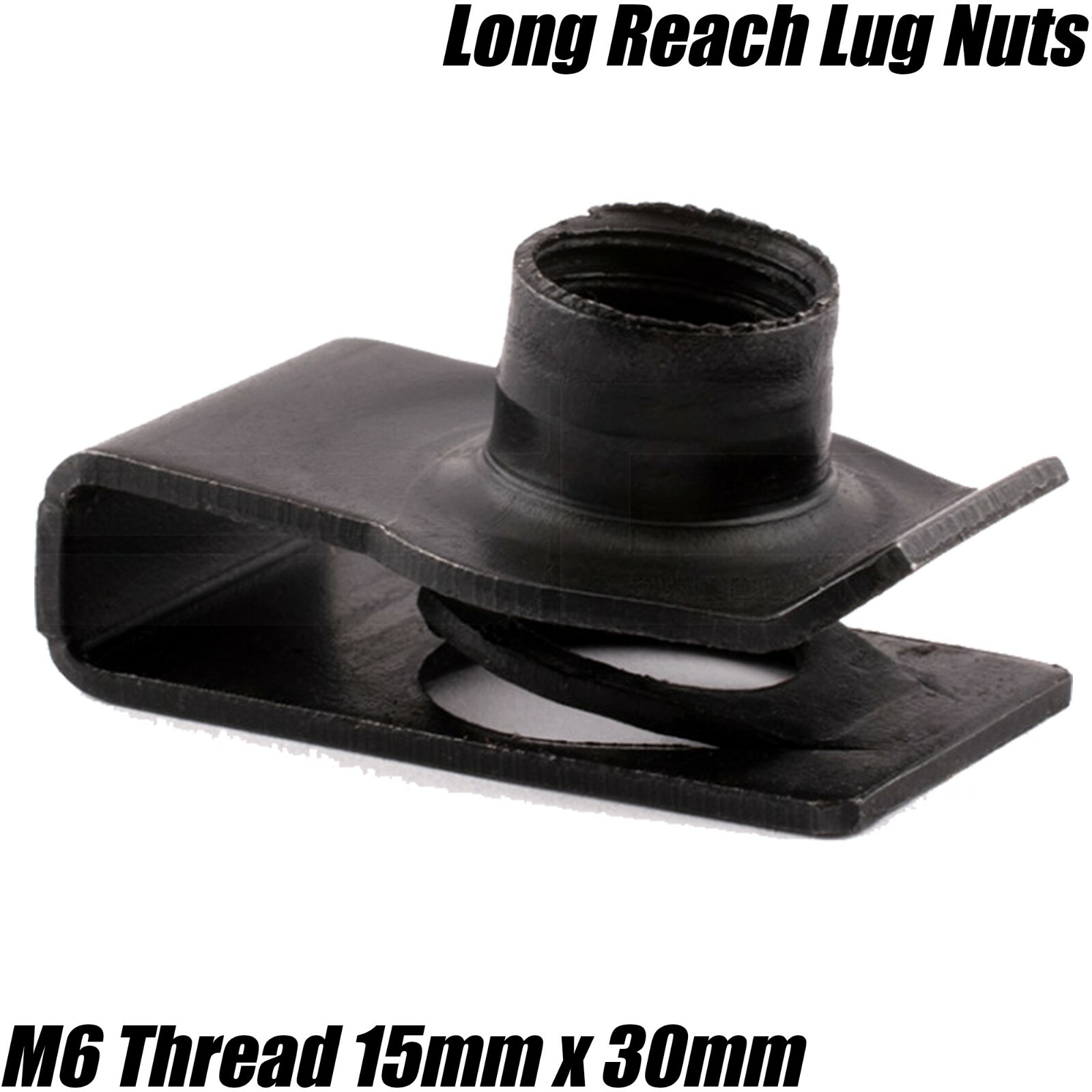M6 M8 M10 LONG REACH CHIMNEY U NUT LUG NUTS SPEED SPIRE CAPTIVE CLIPS ...