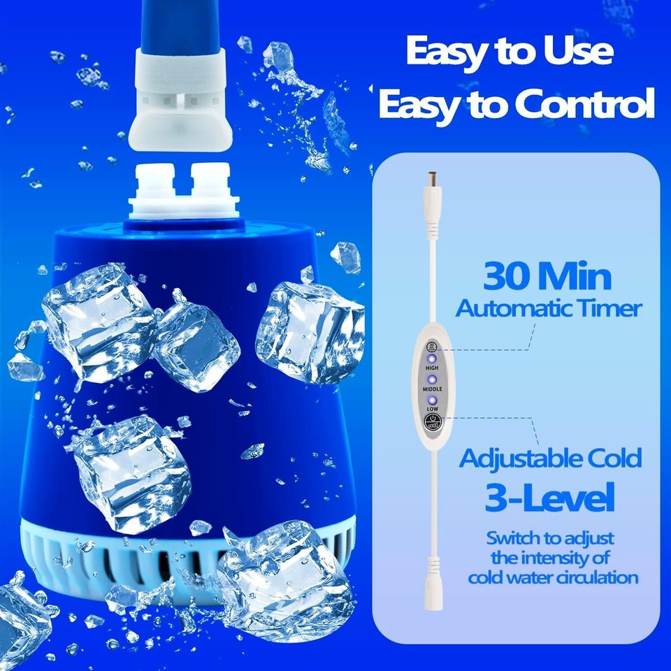 Inmoredo Cold Therapy System Ice Machine System for ACL Knee Surgery ...