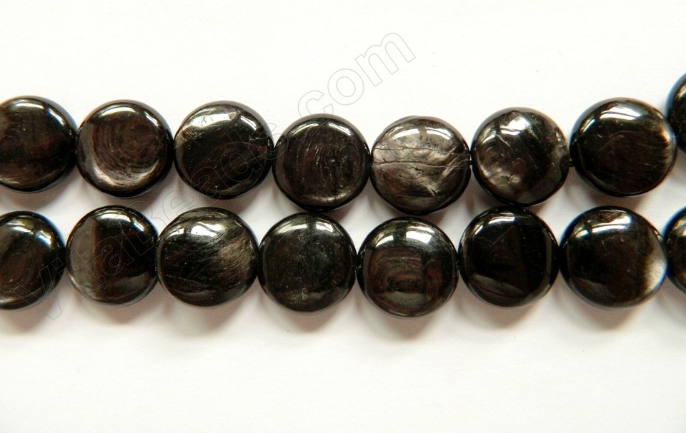 Semi Precious Stone, Gemstone 8mm, 10mm, 12mm, 14mm Puff Coin Beads | eBay