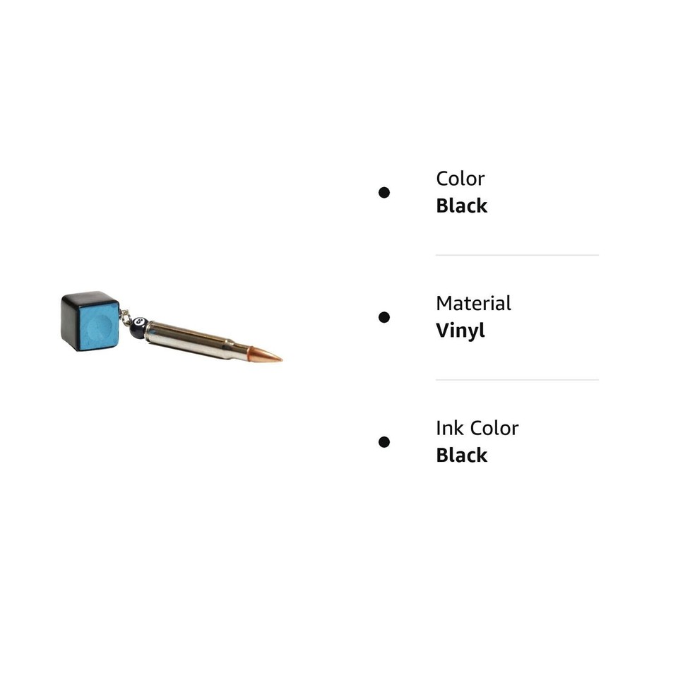 Chalk Box Bullet Pool Stick Pocket Chalker Bullet Chalker Black | eBay