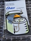 Sunbeam Oster Bread Maker Pan Paddle & Manual 5858 5834 5833 5846 5890 ...
