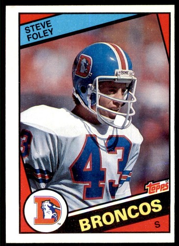1984 TOPPS} STEVE FOLEY DENVER BRONCOS #64 | eBay