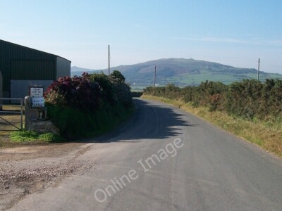 Photo 6x4 The Botwnnog road at Penrhos Mynydd Rhiw forms the background ...
