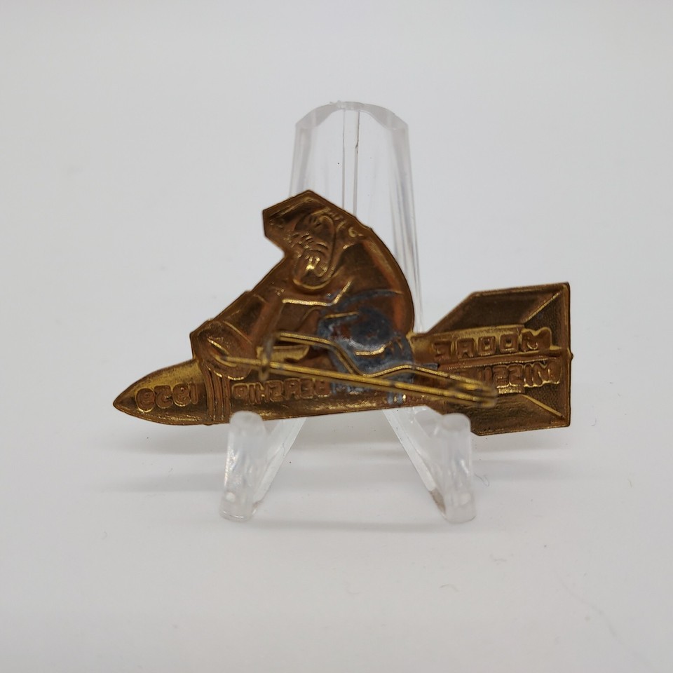 Vintage 1959 Moore Missileer Membership Pin Cold War Era Pinback | eBay