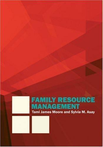 Family Resource Management by Moore, Tami James; Asay, Sylvia M ...