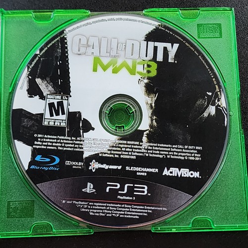 Call of Duty Modern Warfare 3 PS3 Loose Disc, Tested & Working | eBay