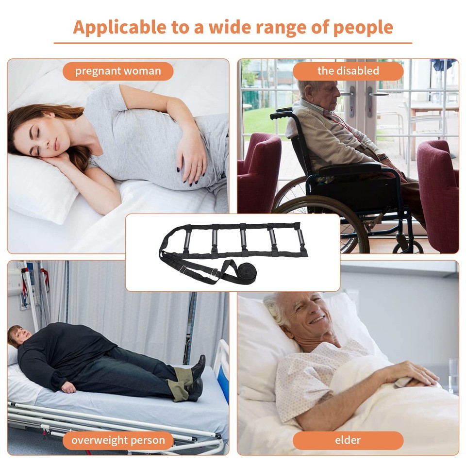 Bed Ladder Assist 160 Inch Black Pull Up& Sit Up Assist Device ...