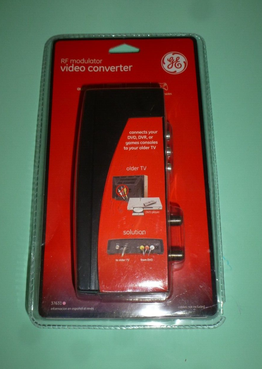 Brand New Genuine GE 37631 Audio / Video Modulator Box & Power ...