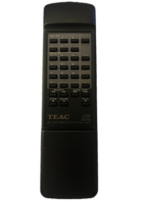 TEAC RC-505 5 DISC CD PLAYER REMOTE CONTROL PD-D850 PD-D860 PD-D880 PD ...