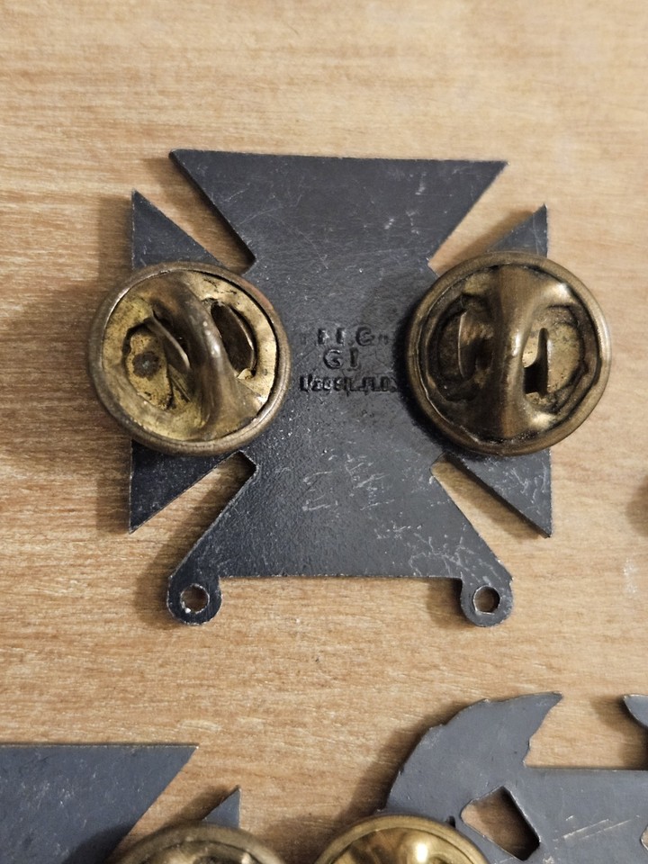 Vintage Junk Drawer Military STERLING & SILVER FILLED MARKSMAN BADGES ...