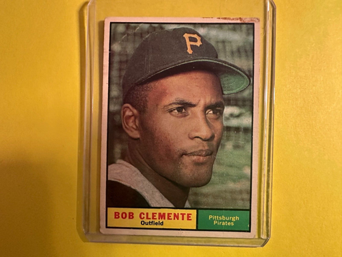 1961 Topps Roberto Bob Clemente Vintage Baseball MLB Card #388 | eBay