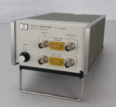AS-IS HP Agilent 8447F Amplifier Hewlett.Packard 0.1-1300MHz NO RETURN ...