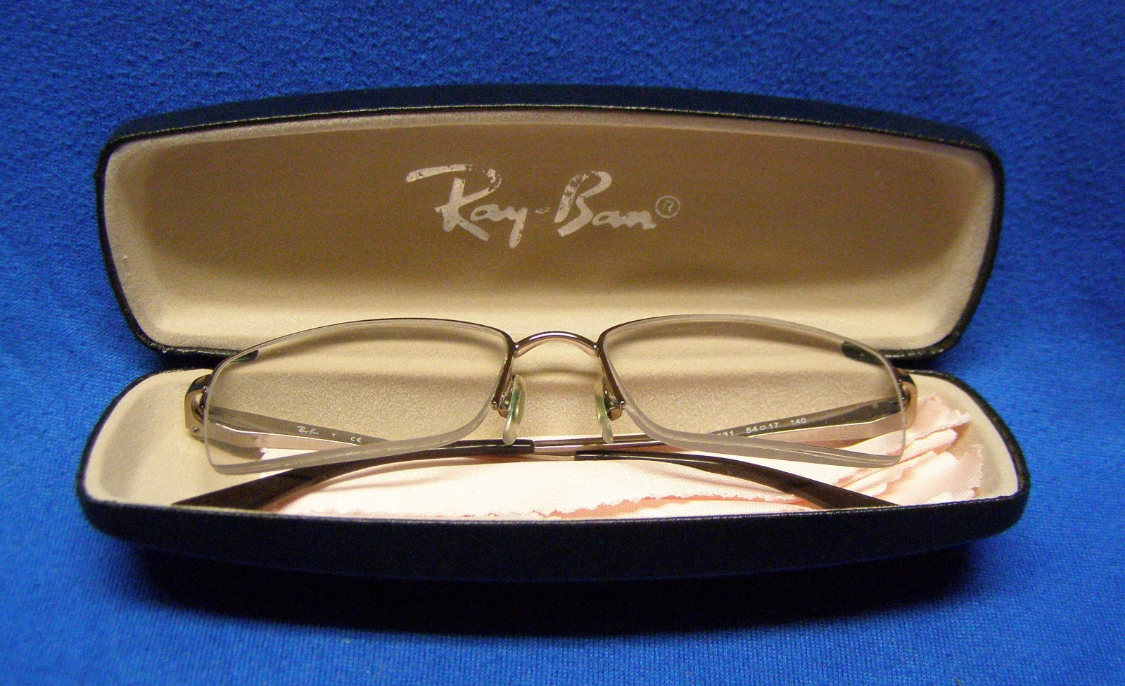 Ray-Ban 6154 2531 Partial Frame Metal Eyeglasses Fram… - Gem
