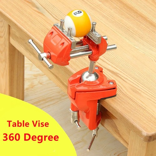 360 Degree Rotating Mini Vise Rotates Universal Units Clamp Swivel ...