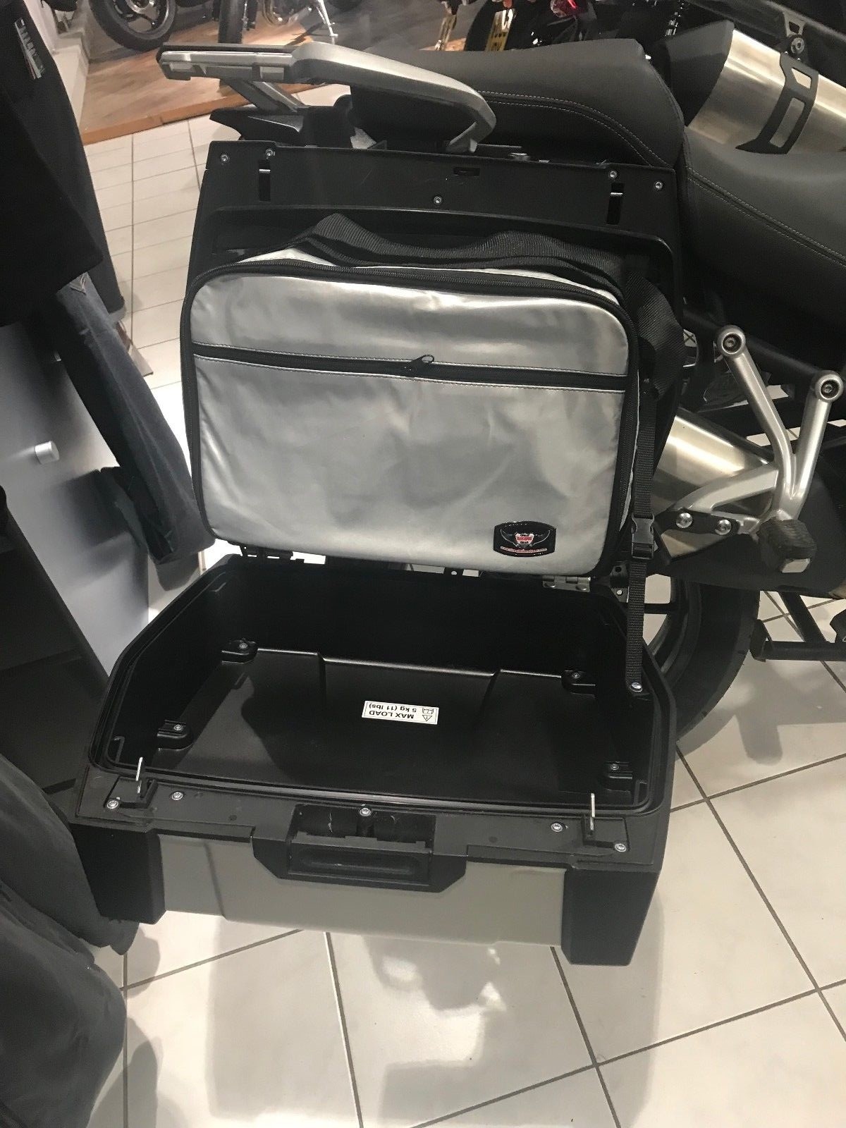 Pannier Liner Inner Luggage Bags for TRIUMPH TIGER 800/800XC Silver ...