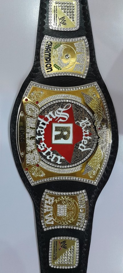 EDGE SPINNER WORLD HEAVYWEIGHT WRESTLING CHAMPIONSHIP 4MM BELT (Replica ...