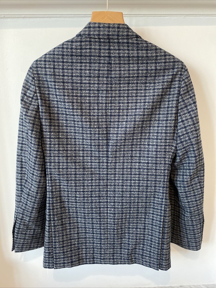 HACKETT (36R) Men’s BNWT Boucle Textured Tweed Check Sport Coat Jacket ...