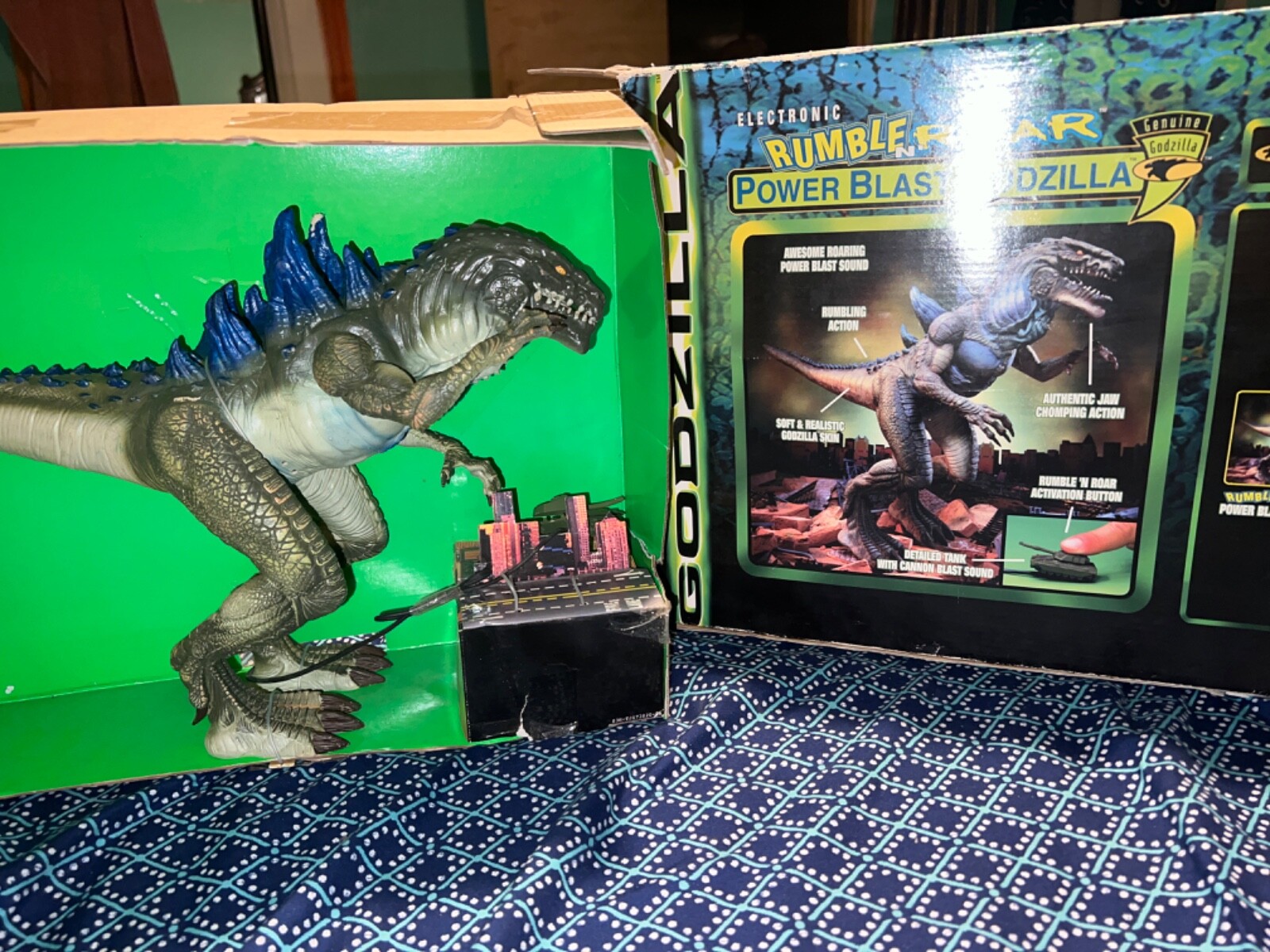 trendmasters godzilla toys 1998 | eBay