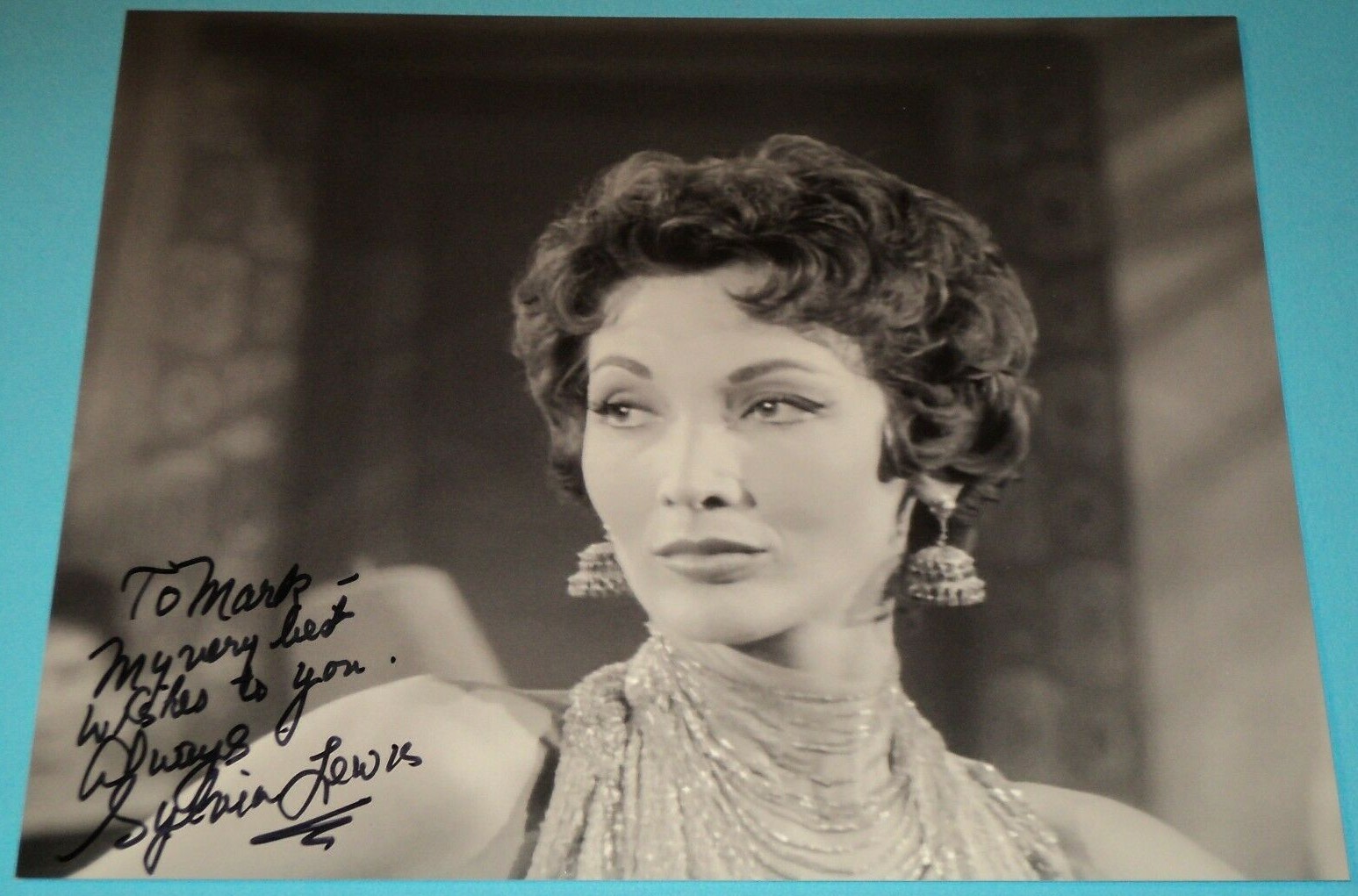 SYLVIA LEWIS / 8 x 10 B&W AUTOGRAPHED PHOTO | eBay